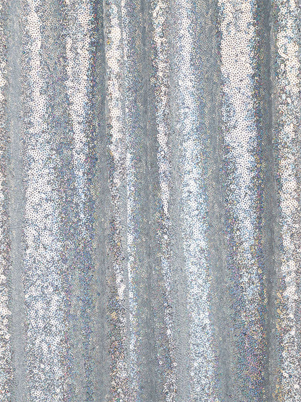 silver sequins backdrop