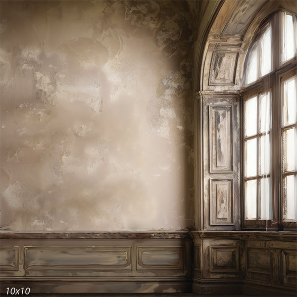 French Beige Foyer Backdrop - Denny Mfg