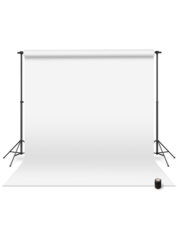 Bright White Seamless Photography Backdrop Paper | Non-Reflective ...
