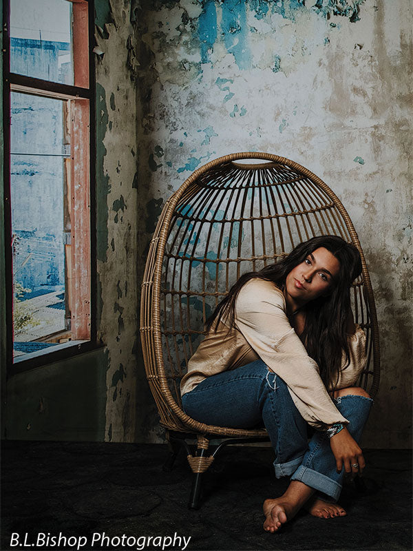 Grunge Corner Printed Photography Backdrop - Denny Manufacturing