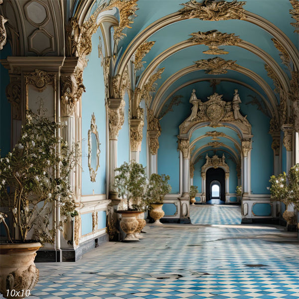 Blue Palace Photography Backdrop - Denny Manufacturing