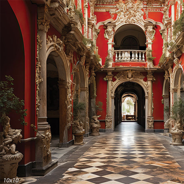 Majestic Royal Courtyard Photography Backdrop - Denny Manufacturing