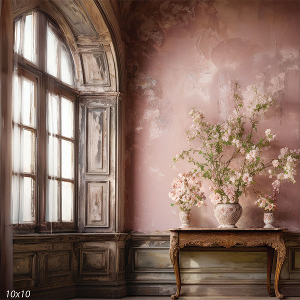 French Pink Foyer Flipped Backdrop - Denny Manufacturing