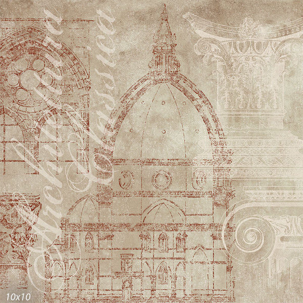 Classical Architecture Photography Backdrop - Denny Manufacturing