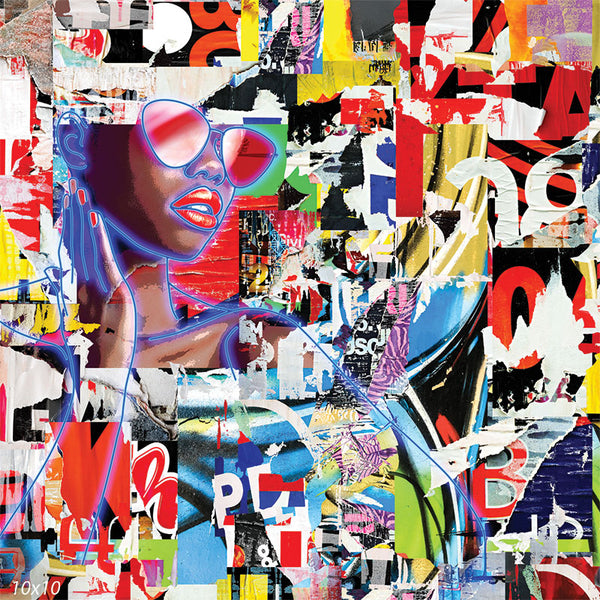 Vibe Vibrant Urban Art Photography Backdrop - Denny Manufacturing