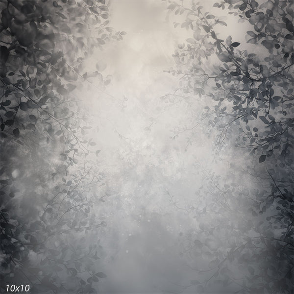 Gray Branches Misty Floral Photography Backdrop - Denny Manufacturing