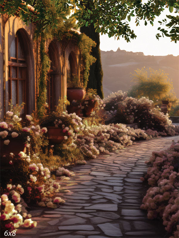 Villa Path Backdrop - Denny Manufacturing