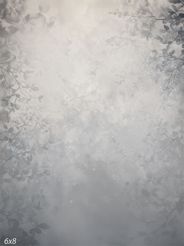 Gray Branches Misty Floral Photography Backdrop - Denny Mfg