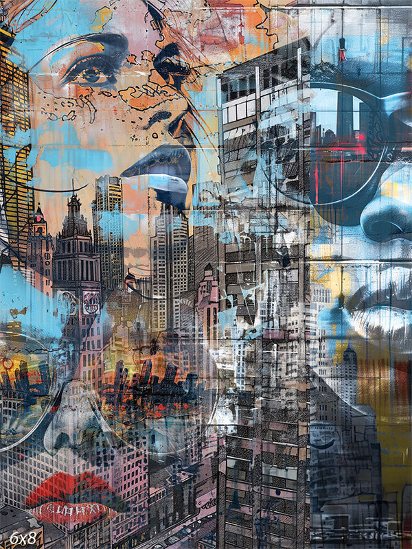 Street Art Warehouse Wall Photography Backdrop - Denny Manufacturing