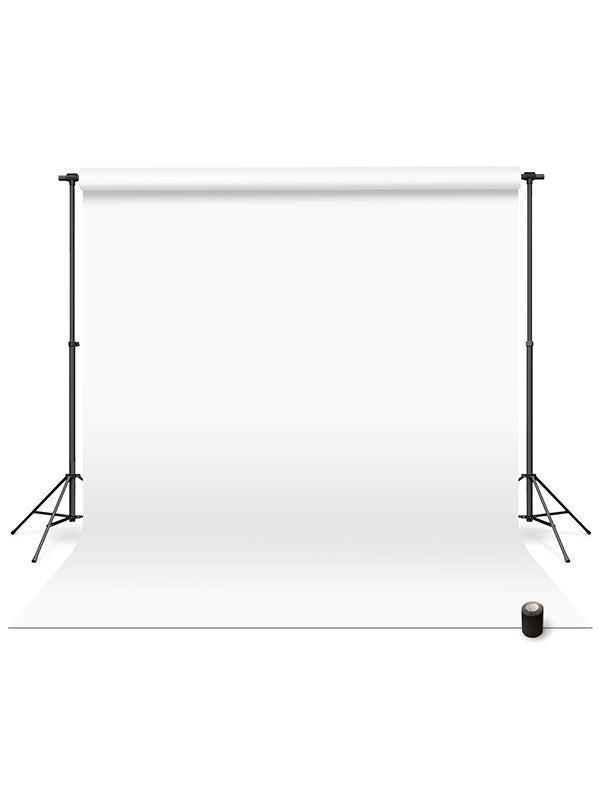 White Seamless Photography Backdrop Paper - Denny Manufacturing
