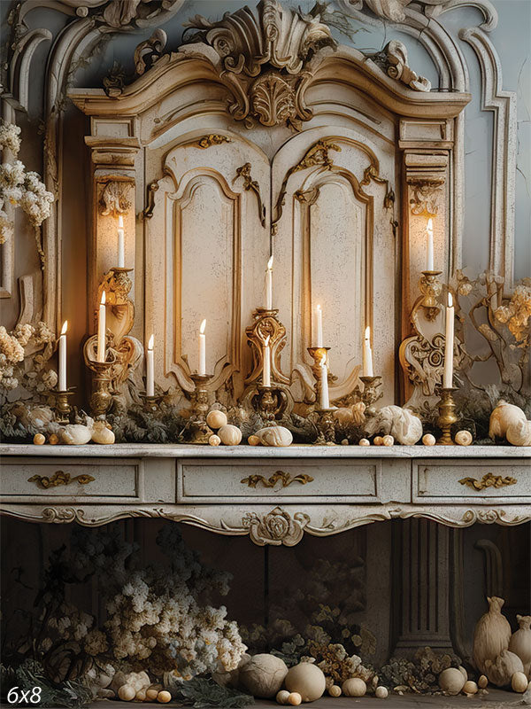 Vintage Autumn Harvest French Country Wall Photography Backdrop - Denny ...