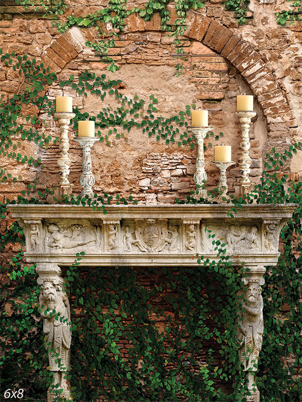 Rustic Mantel Background - Denny Manufacturing