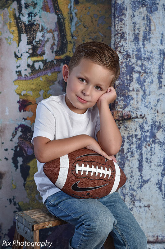Sports Photography Backdrop - Abandoned Gym - Denny Manufacturing