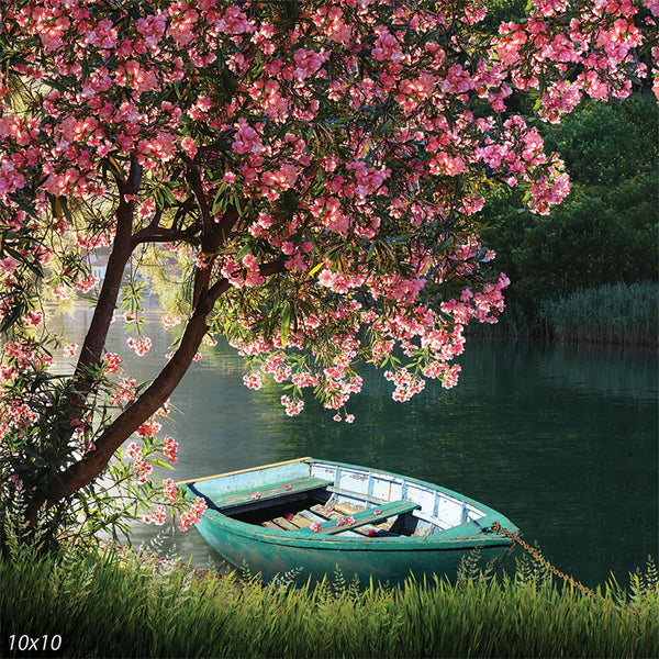 Spring Boating Backdrop for Photographers - Denny Manufacturing