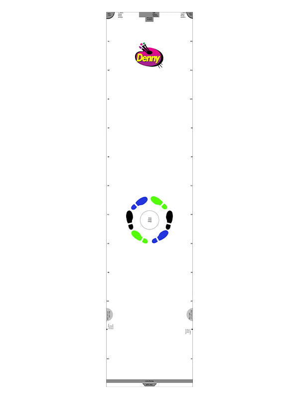 Volume Photography Posing and Light Placement Floor Guide - Denny Mfg