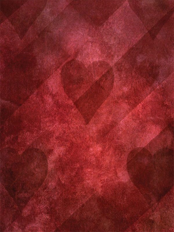 Romantic Red Heart Love Photography Backdrop for Valentine Shoots ...