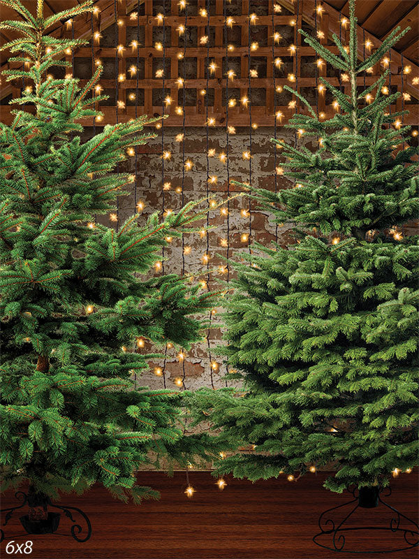 Real Christmas Tree Background