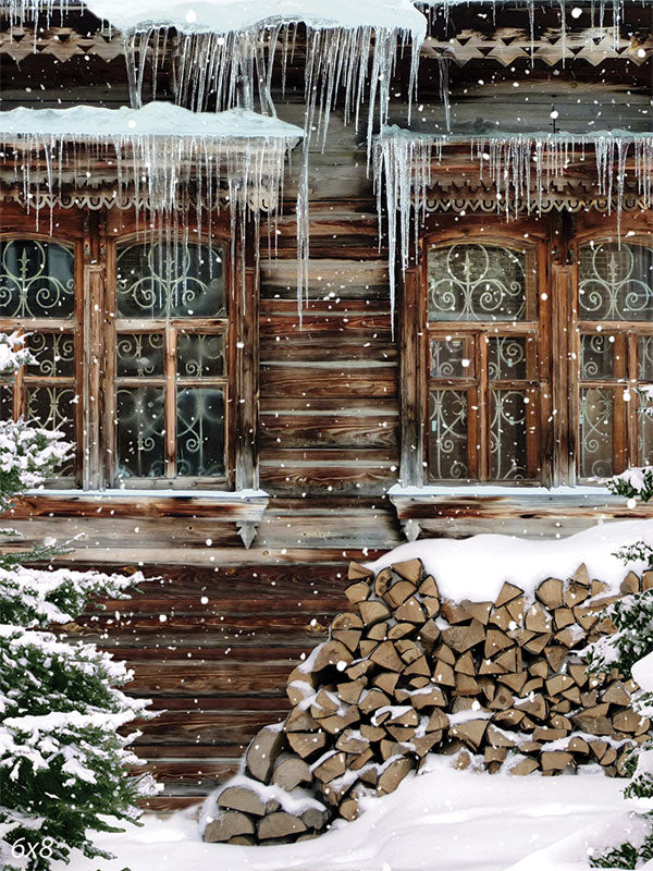 Rustic Winter Cabin Related