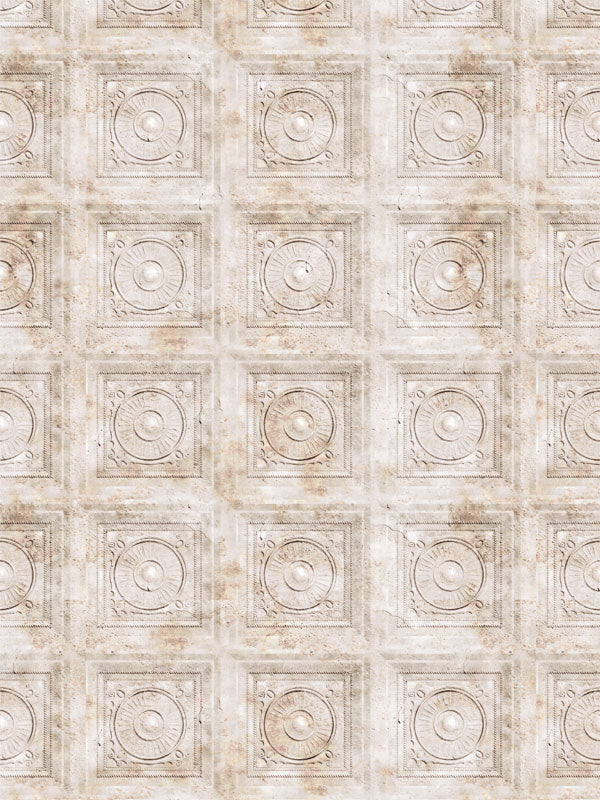 Ivory Tiles Printed Photography Backdrop - Denny Manufacturing