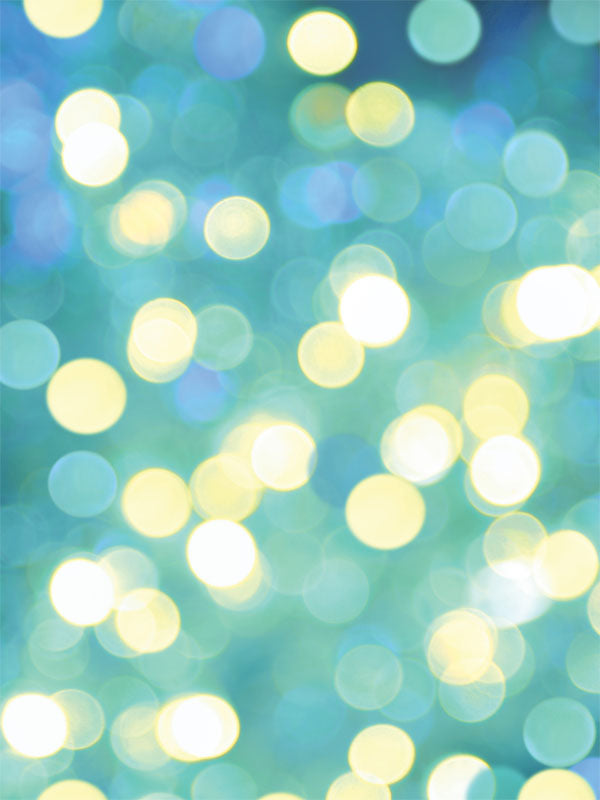 Bokeh Photography Backdrop – Blue & Gold Light Highlights Background ...