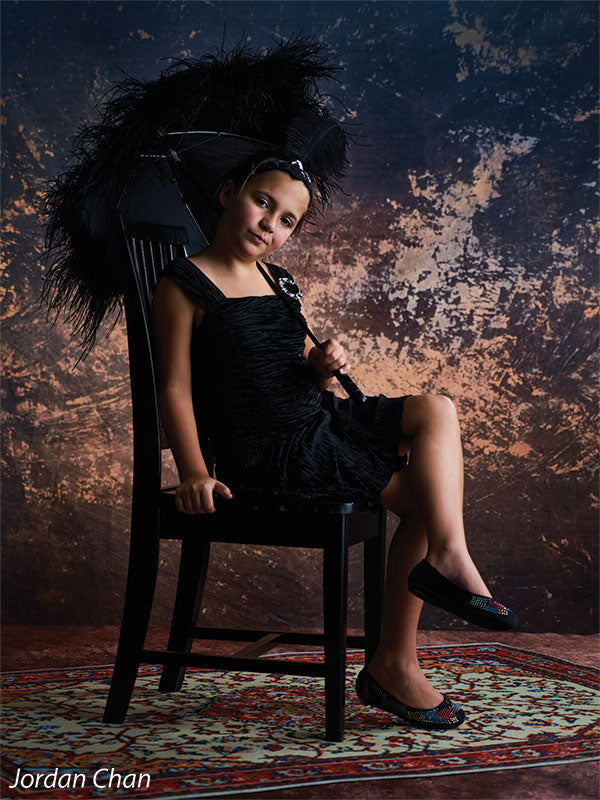 Mocha Drop Printed Photo Backdrop - Denny Manufacturing