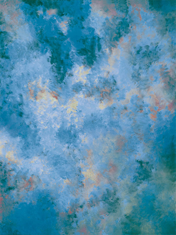 Festival Blue Muslin Backdrop - Denny Mfg