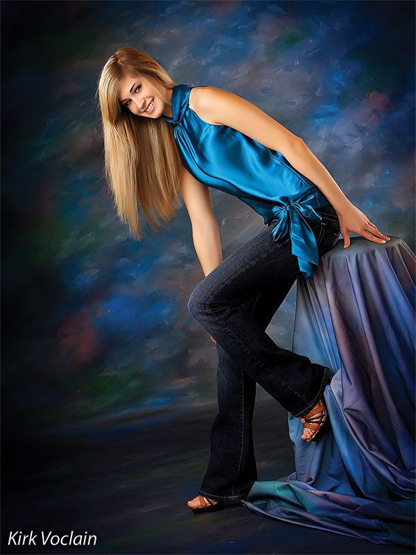 Tamara Hand Painted Photo Backdrop - Denny Manufacturing
