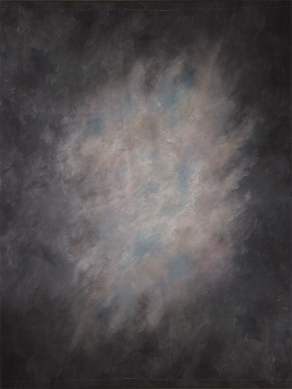 Gray Pastel Vignette Hand Painted Photo Backdrop - Denny Manufacturing